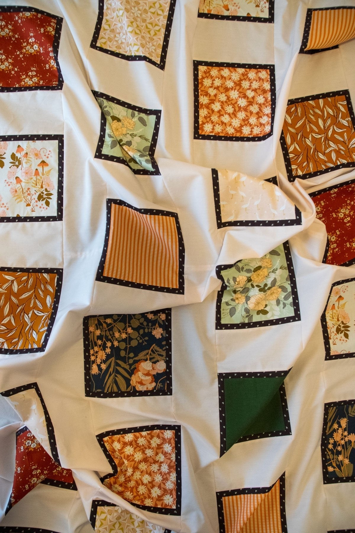 October Rose Peter's Pictures Beginner Quilt Pattern – Meaford Pattern ...